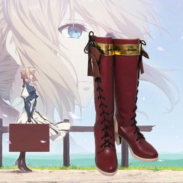 Cute anime Violet Evergarden violet Violet cos shoes cosplay shoes ...