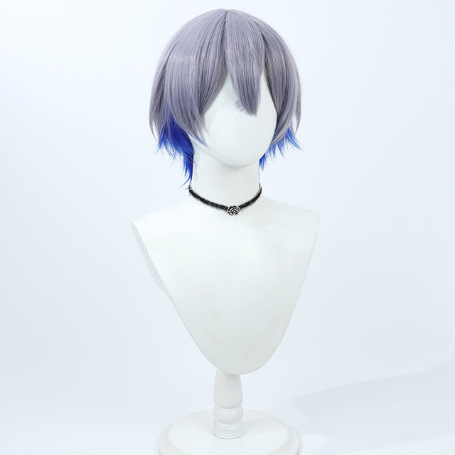 Rainbow Club virtual VTuber Xiao Liulang cos wig inside and outside two ...