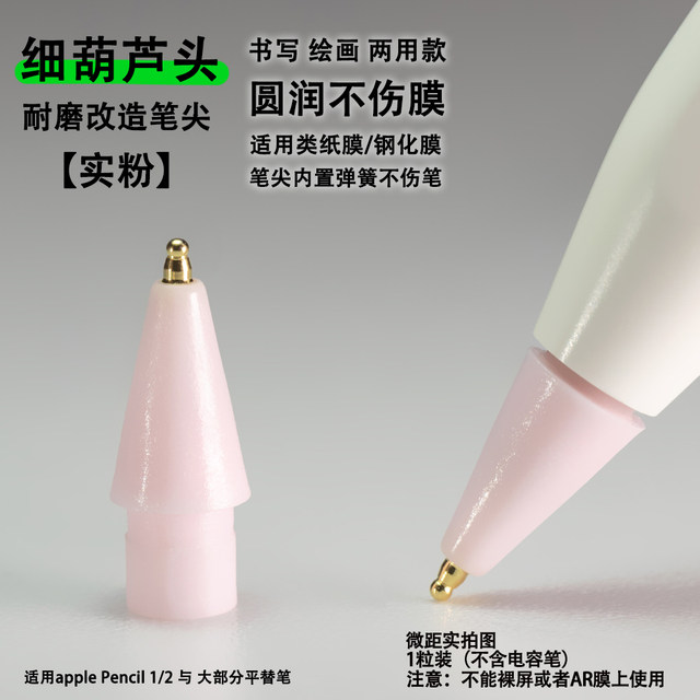 Thin gourd head wear-resistant modified metal pen tip suitable for ...