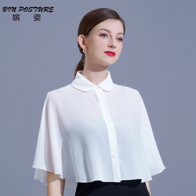 Sun protection cloak shawl women's summer thin coat Korean style short ...