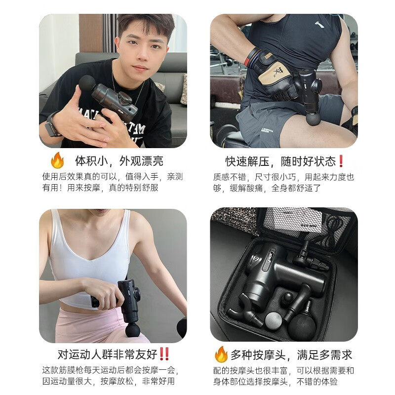 Aux A20 Mini Fascia Gun - ポータブルマッスルマッサージャー（首と家庭用）