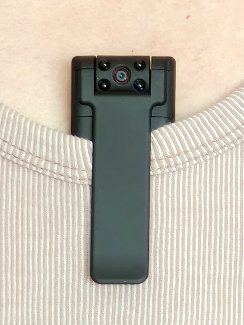 HD camera head recorder interview camera magnetic wear video recording ...