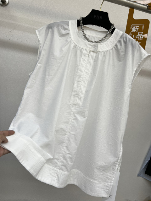 High-End European Goods 2025 Summer New Round Neck Half-Zip Design ...