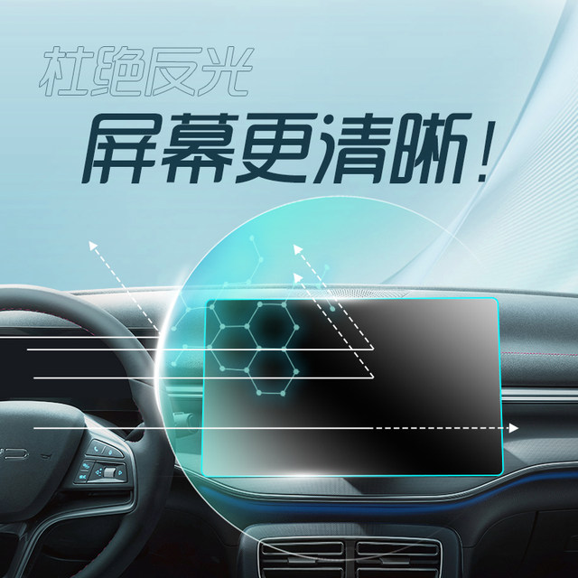 MGES5 screen tempered film central control display protection film car ...