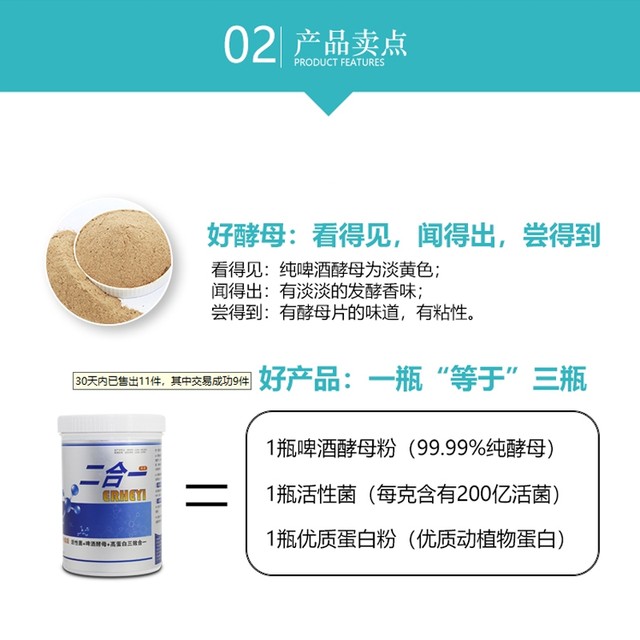 Heart-to-heart beer yeast two-in-one feed additive live mycoprotein ...