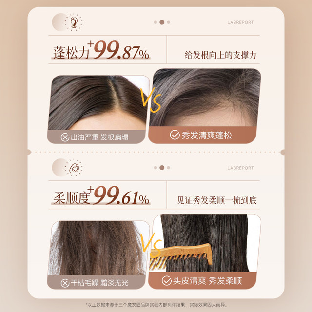 Sea salt shampoo, oil control, fluffy, anti-dandruff, anti-itch shampoo, smoothing hair care ...