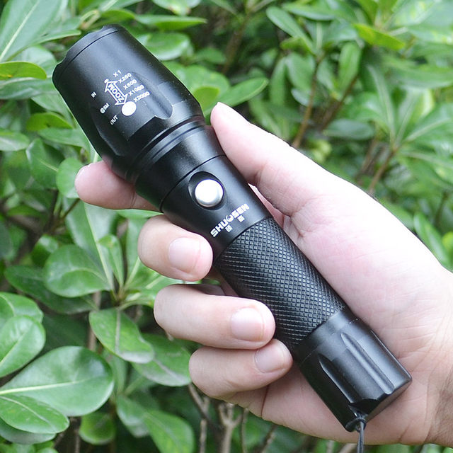 Strong light flashlight led rechargeable ultra-bright long-range 1000 ...