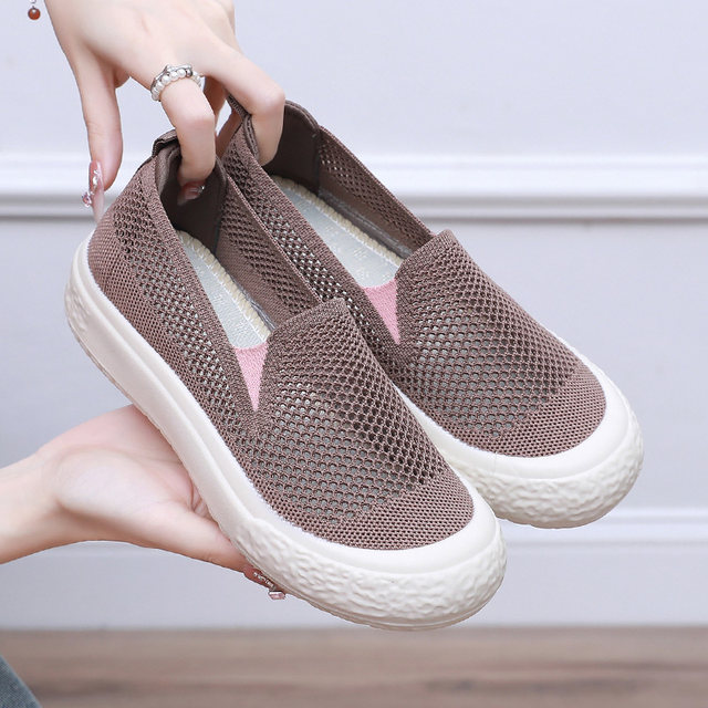 Summer new style Xiaoxiangfeng mesh breathable casual sports shoes old ...
