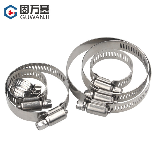 304 stainless steel hose hoop, quick installation gas pipe buckle ...