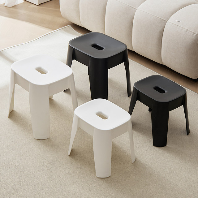 Plastic Small Stool thickened For Home Small Bench Living Room Square ...