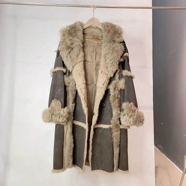 Nalanxun NO return shipping fee, autumn and winter new long rabbit fur ...