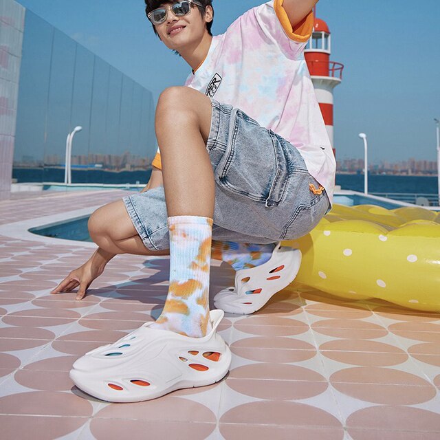 Xuanhuo Sports 361 Whale Whale Flying Light Cave Shoes Couples Slipper ...