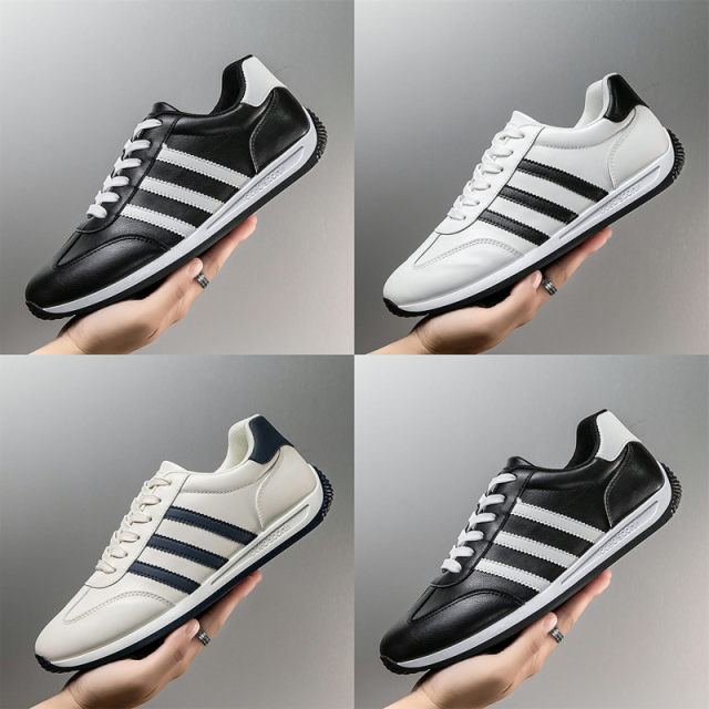 Autumn breathable men's shoes thin canvas sneakers men's waterproof ...