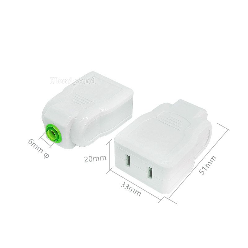 Pure Copper 2-Hole Power Female Plug | 10A Male 220V | Monitoring ...