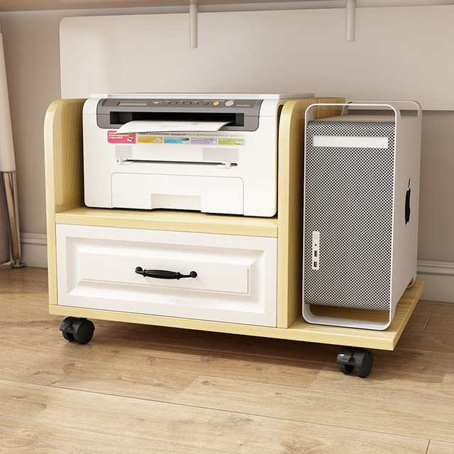 Computer host placement cabinet table rack printer rack floor-to ...