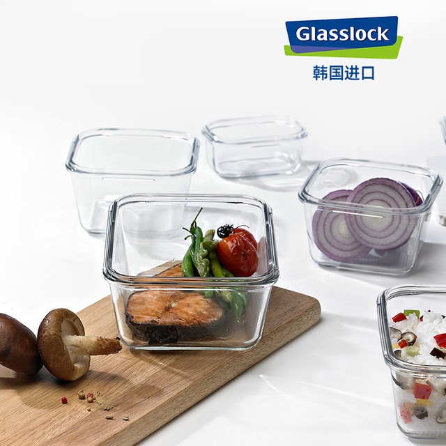 GlassLock imported heat -resistant tempered glass fresh -keeping box ...