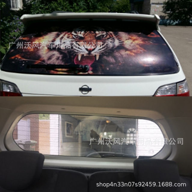 Car rear window glass sticker sedan SUV pickup personalized modified ...