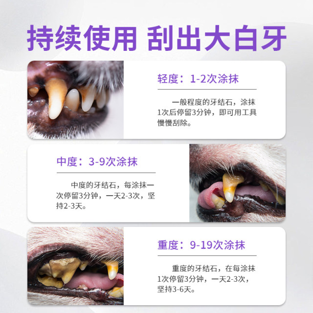 Kaiyan pet dog toothpaste toothbrush brush tooth calculus removal bad ...