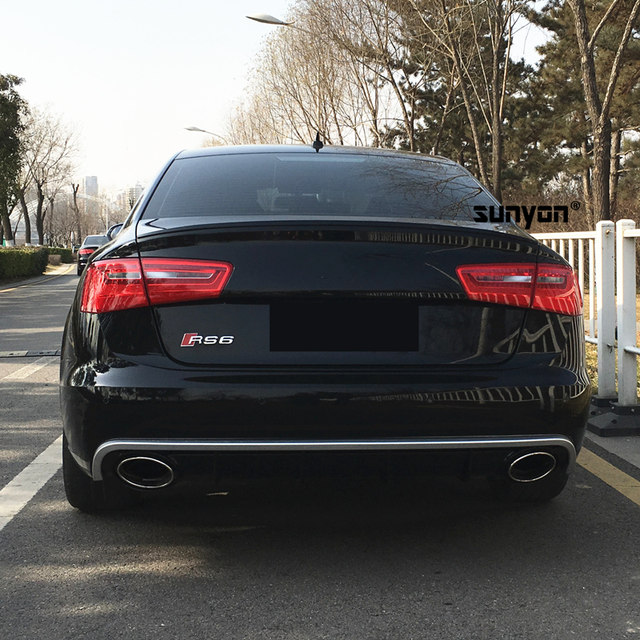 12-24 Audi A6L modified RS6 front and rear surrounds s6 surrounds c7c7 ...