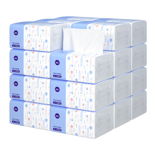 Manhua 400 sheets of pumping paper FCL batch of small packs of napkins ...