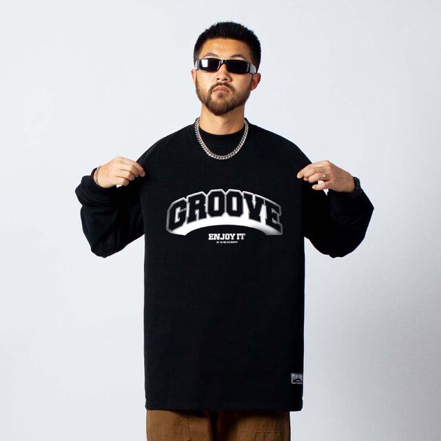 FunkyChoice hip-hop popping practice clothes GROOVE pure cotton long ...