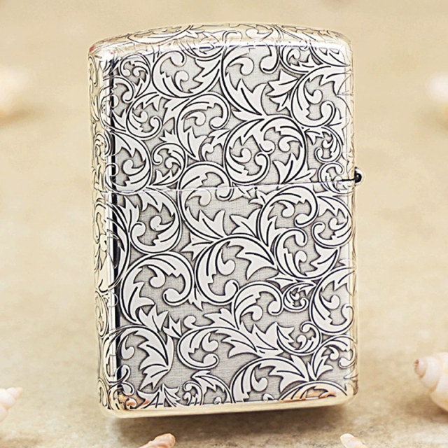 Zippo sterling silver windproof lighter genuine limited edition with ...