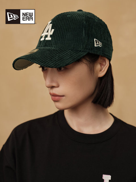 New Era New Era Spring and Summer New MLB corduroy baseball cap NY hard ...