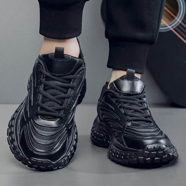Extra large size wide toe shoes for men's spring new versatile tire ...