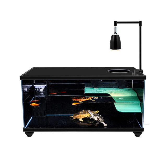 Turtle tank large household ultra-white glass large space bottom ...