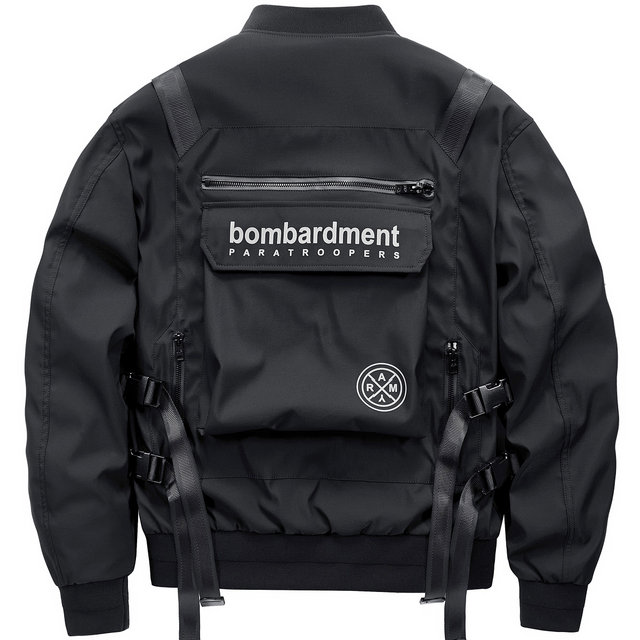 VIP autumn pilot jacket men's multi -pocket loose workplace jacket ...