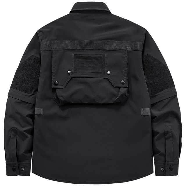 VIP functional wind lapel jacket Men's spring and autumn thin loose ...