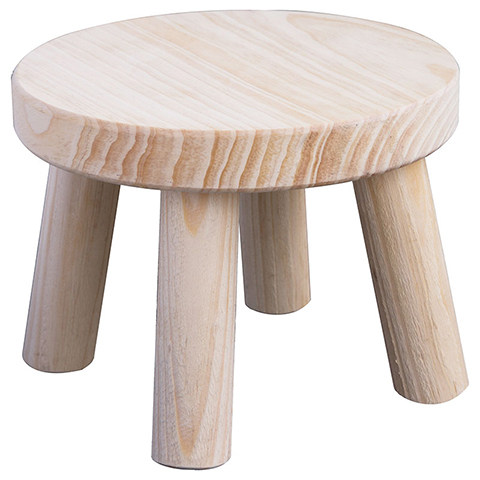 Solid wood small stool, household low stool, small stool for adults to ...