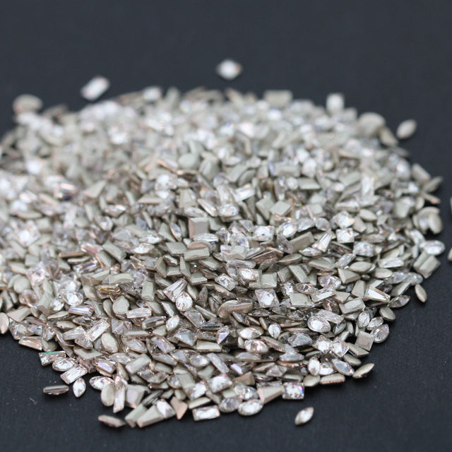 Nail Art Accessories 5A Zircon Beveled Flat Bottom Transparent White ...