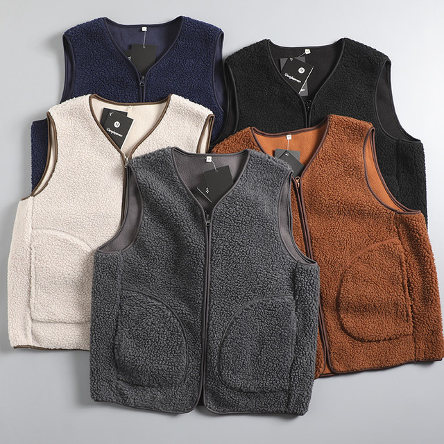 Foreign Trade Men's Lamb HEAT shaking pills, warmth, shoulder jacket ...