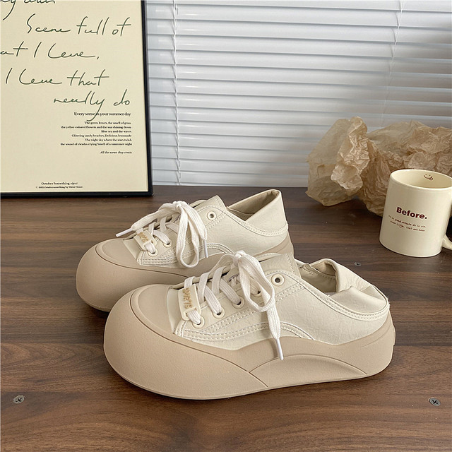 Yijun thick-soled one-leg sneakers women's ins trend 2024 summer new ...