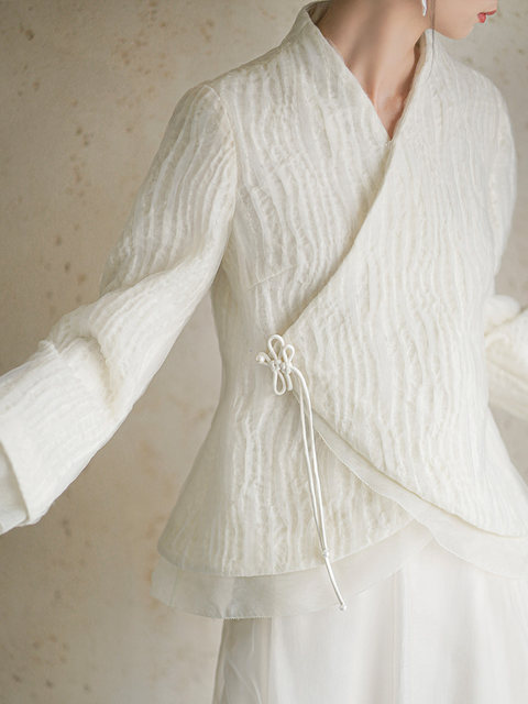 Chu Chan Wool Improved Hanfu Top for Women, Autumn and Winter New Style ...
