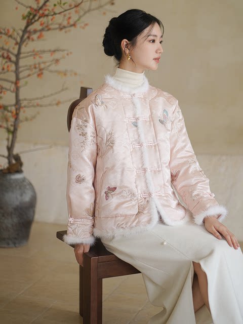 Early cicada winter new Chinese down jacket women's new Tang suit ...