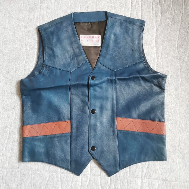 Jihua 3514 inventory goatskin clothes suit leather jacket old-fashioned ...