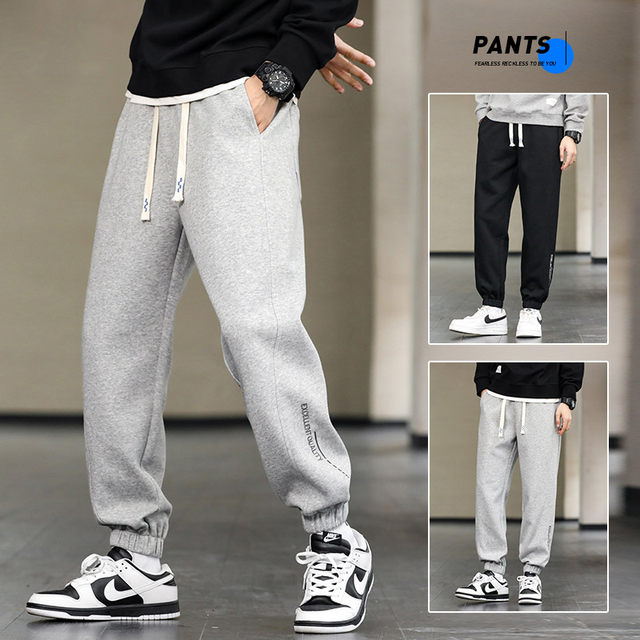 Fat men's summer plus size plus size locker pants Fat men's loose ...