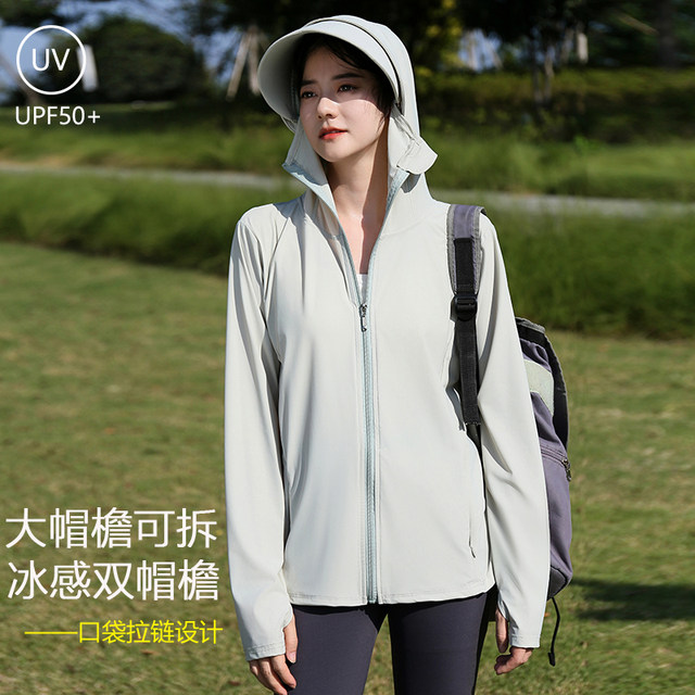 Sunscreen women's summer 2025 new thin -proof ultraviolet air ventilation loose original gauze ...