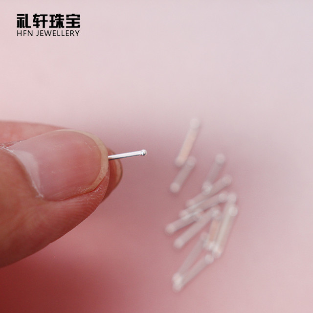 Ear piercing earrings for women, sterling silver, small, exquisite, ear ...