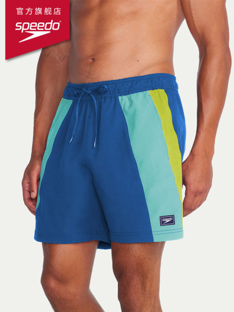 Speedo/Speedo Elastic belt loose casual fun series men's beach pants