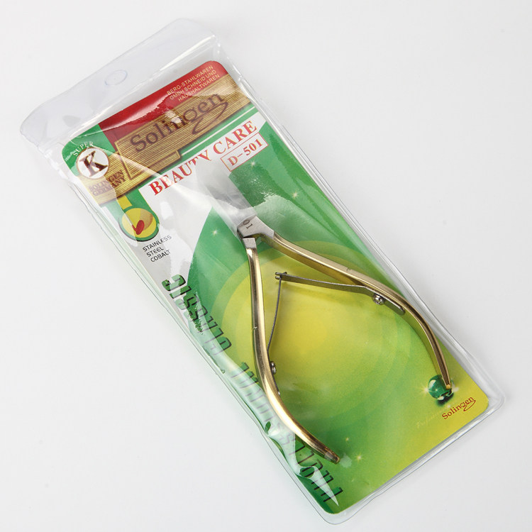 Nail art tool dead skin cut manure cutting D-501 golden dead skin shear