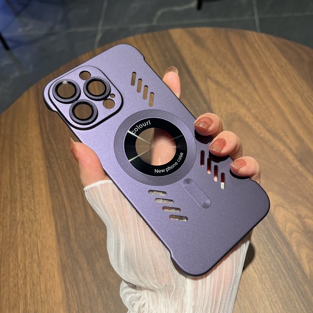 Hollow heat dissipation suitable for Apple 15promax mobile phone case ...