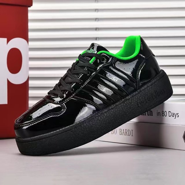 Men's and women's spring and autumn sports shoes, breathable popcorn ...