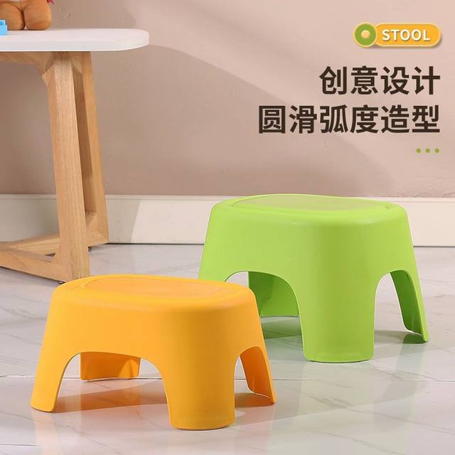 Small stool household low stool plastic bathroom thickened non-slip ...