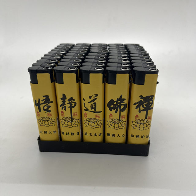 Windproof lighter household disposable plastic lighter convenience ...