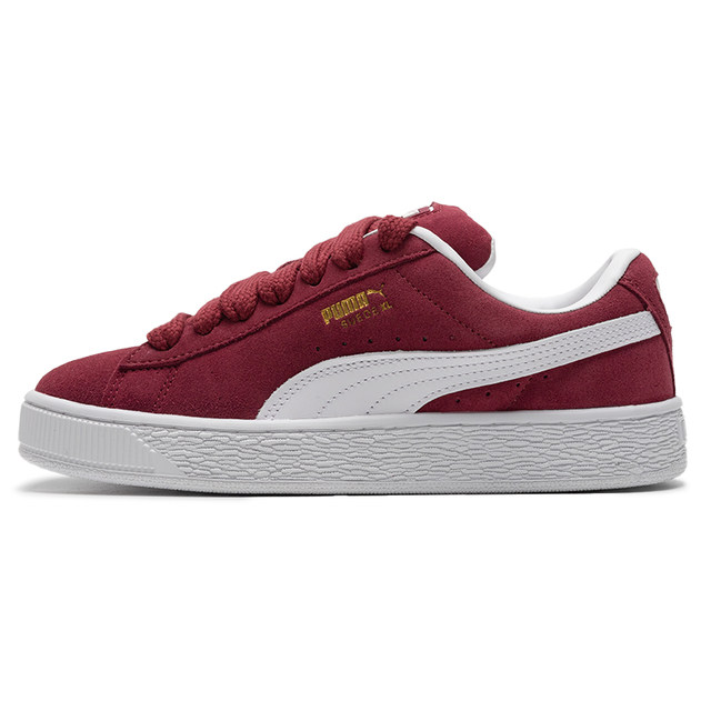 PUMA Puma couple shoes men's shoes burgundy casual shoes big red bread ...