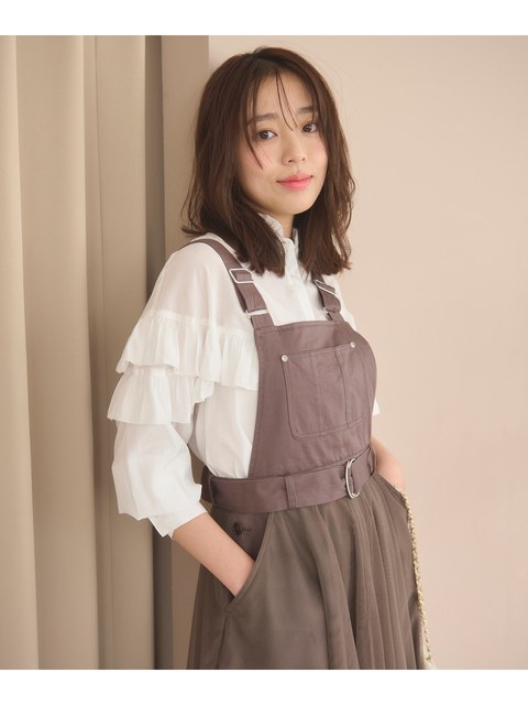 Feroux Spring New Japanese Light Luxury Sweet Ruffle Tops and Shirts for Women BLPFCM0301ONWARD