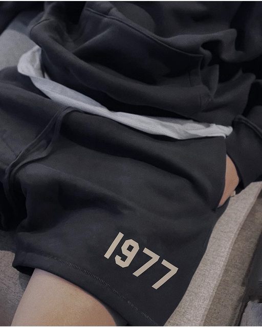 ESS Season 8 1977 American terry shorts men's trendy brand retro high ...